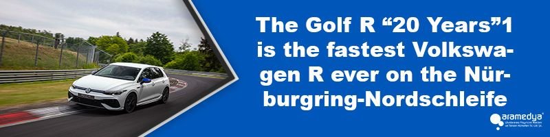The Golf R “20 Years”1 is the fastest Volkswagen R ever on the ...